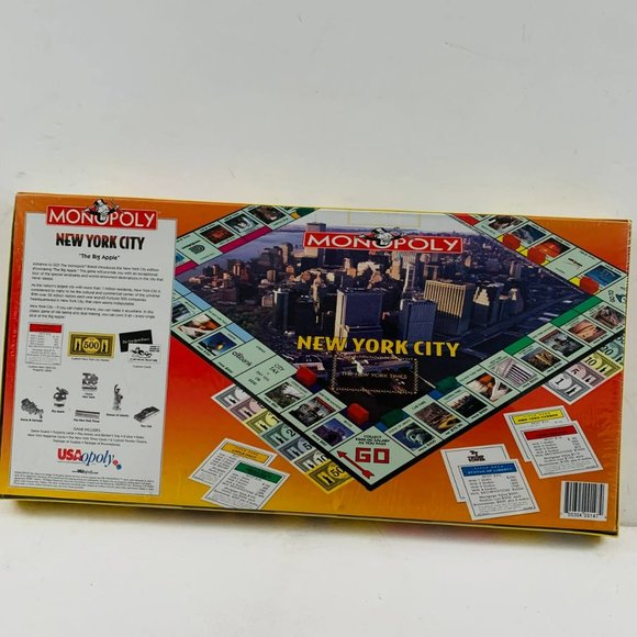 Hasbro | Games | Vintage Monopoly New York City The Big Apple Edition ...
